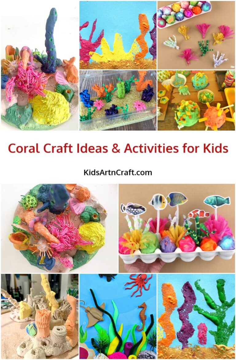 Coral Craft Ideas & Activities for Kids - Kids Art & Craft