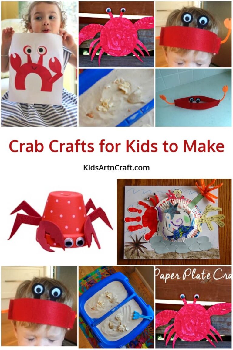 Easy Crab Crafts for Kids to Make - Kids Art & Craft