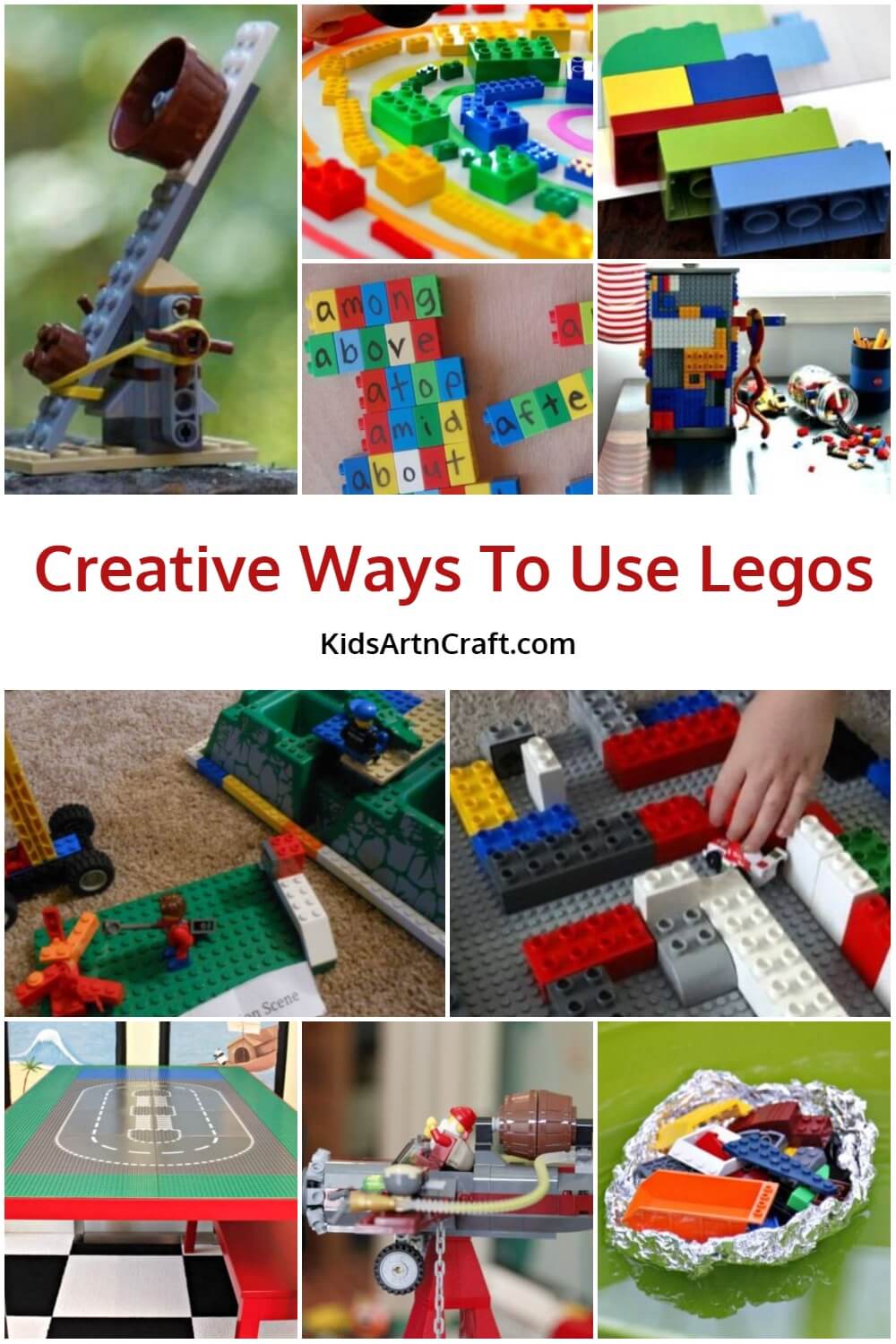 Creative Ways To Use Legos - Kids Art & Craft