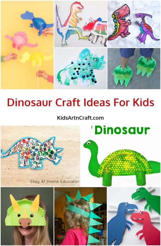 Dinosaur Craft Ideas For Kids - Kids Art & Craft