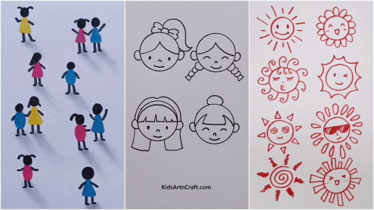 Easy to Make Drawing Ideas for Kids - Kids Art & Craft