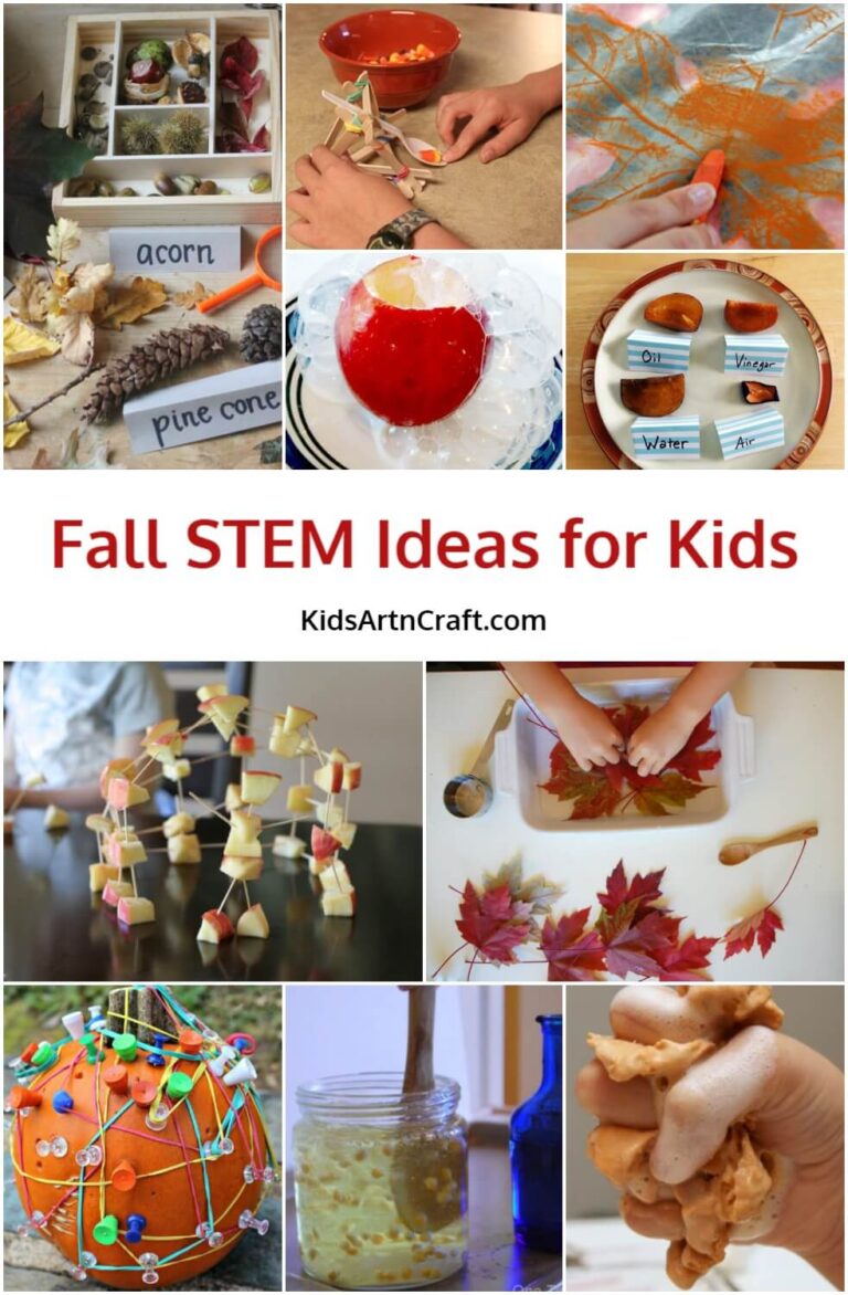 Fall STEM Ideas And Activities for Kids - Kids Art & Craft