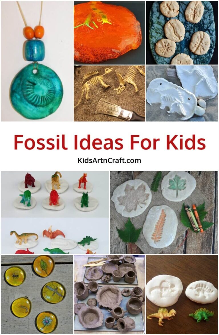 Fossil Ideas For Kids - Kids Art & Craft