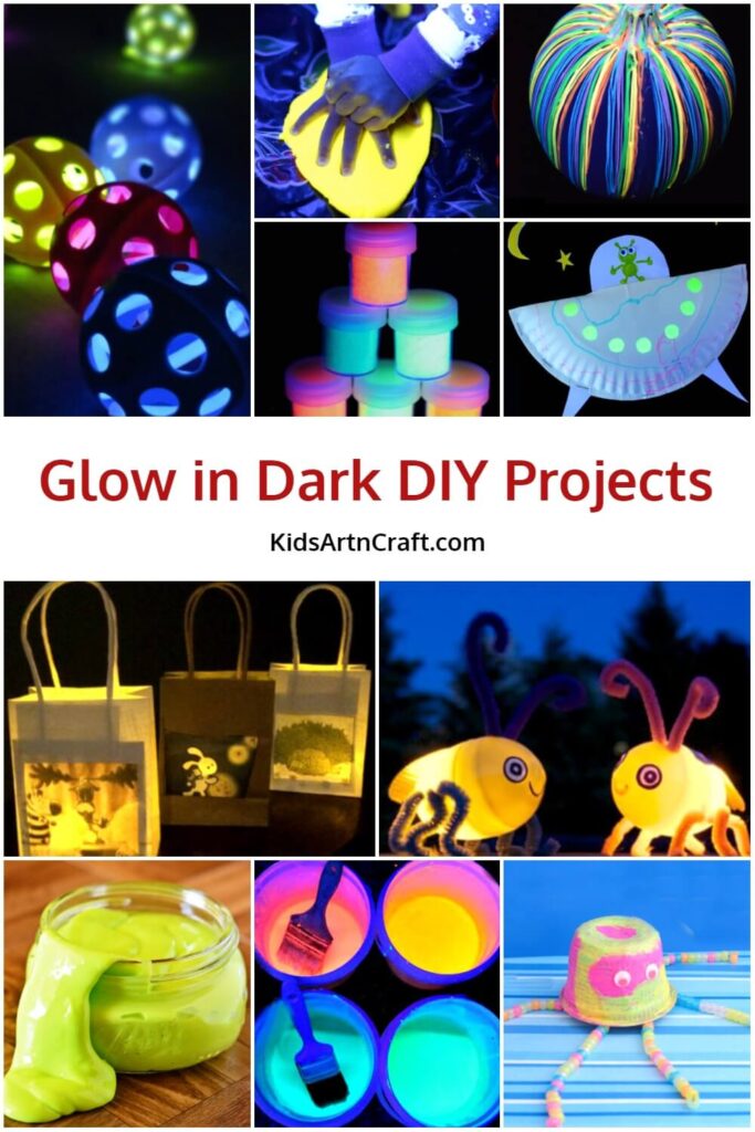 Glow in Dark DIY Projects For Kids - Kids Art & Craft