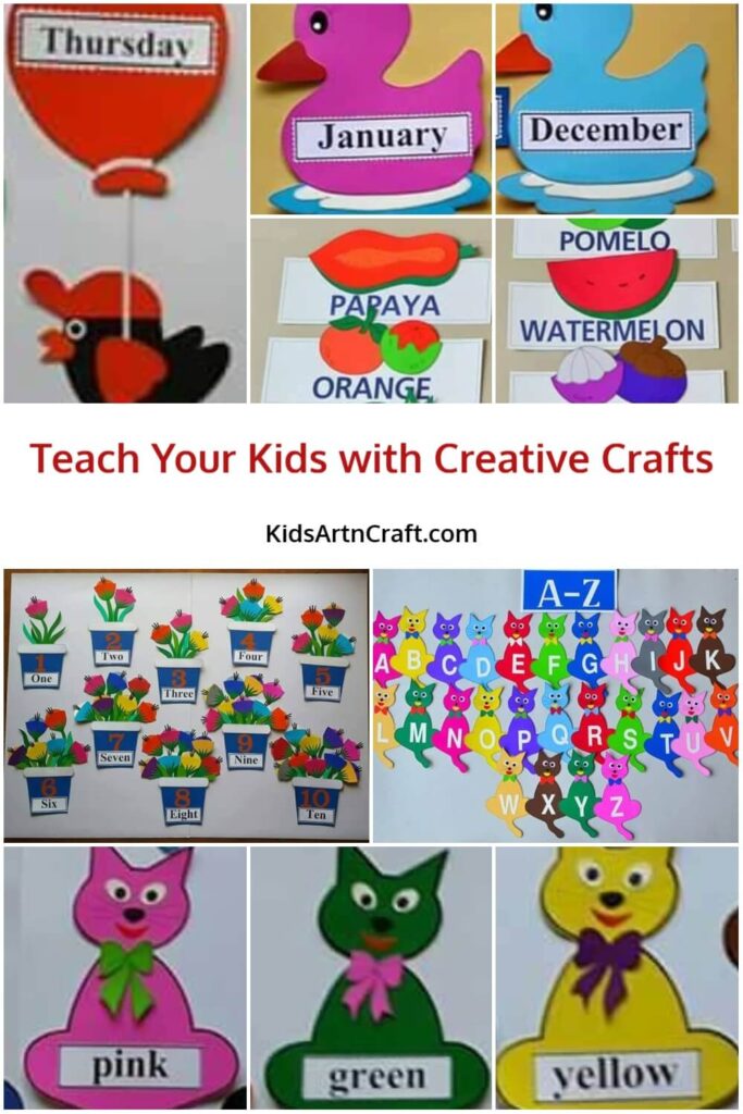 Teach Your Kids With Some Creativity - Learning with Crafts - Kids Art ...