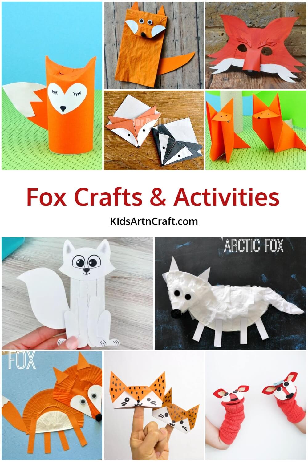 Fox Crafts And Activities for Kids - Kids Art & Craft