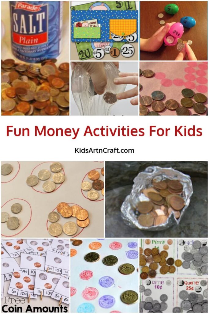 Fun Money Activities For Kids - Kids Art & Craft