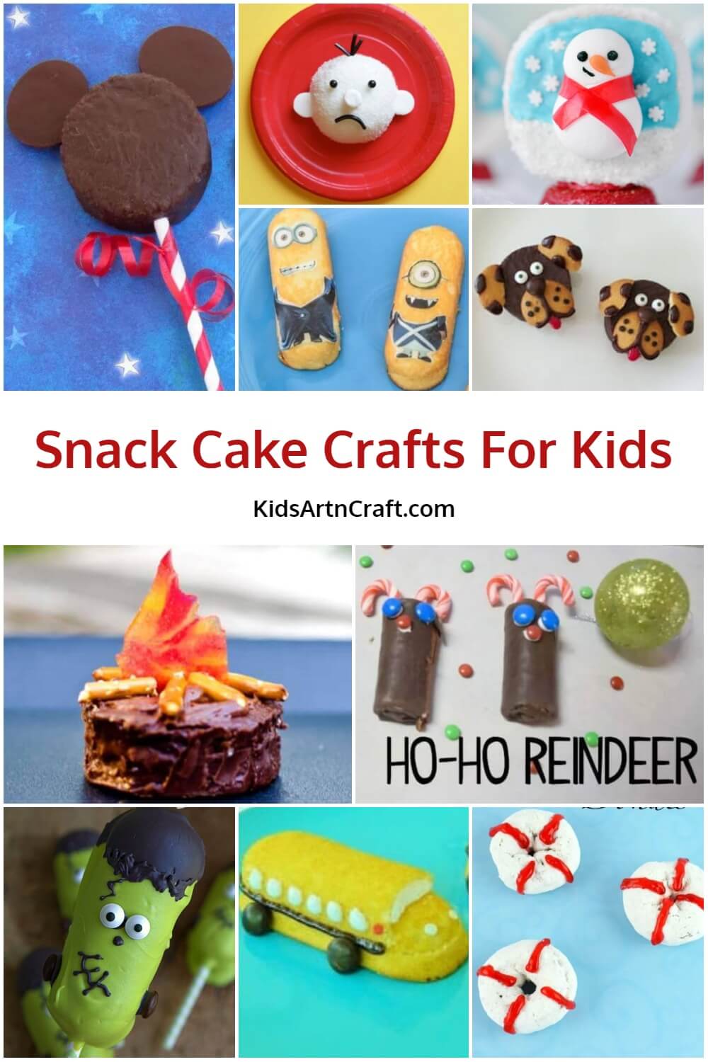 Snack Cake Crafts For Kids - Kids Art & Craft