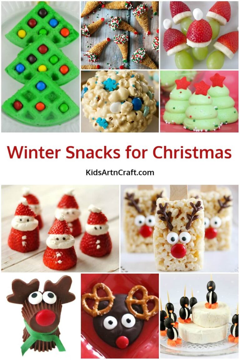 Winter Snacks For Kids – Christmas Celebration - Kids Art & Craft