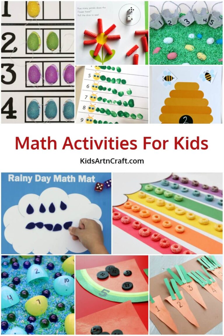 Math Activities For Kids - Kids Art & Craft