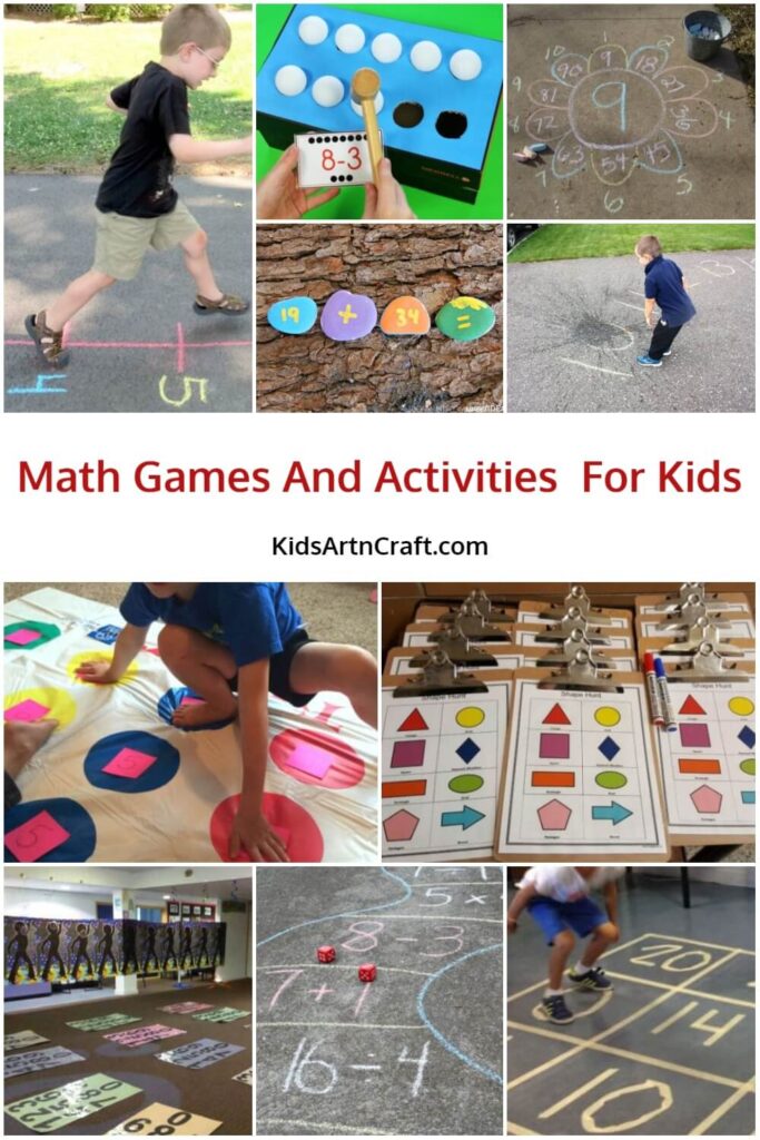 Math Games And Activities For Kids - Kids Art & Craft