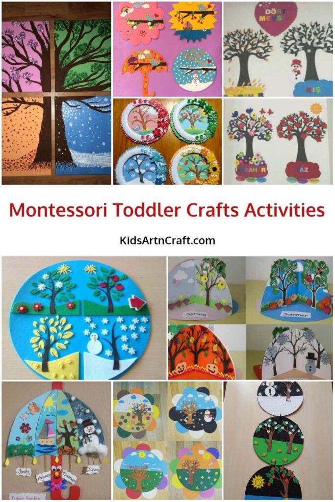 Changing Seasons Art Crafts Activities for Montessori Toddler - Kids ...