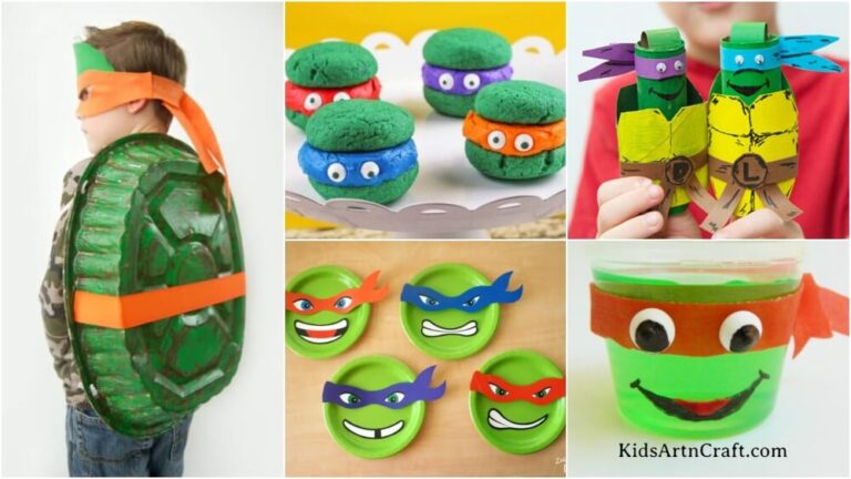 Ninja Turtle Crafts Ideas For Kids - Kids Art & Craft