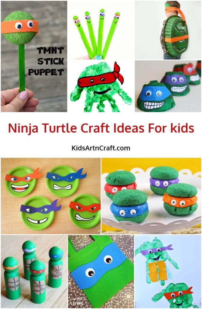 Ninja Turtle Crafts Ideas For Kids - Kids Art & Craft