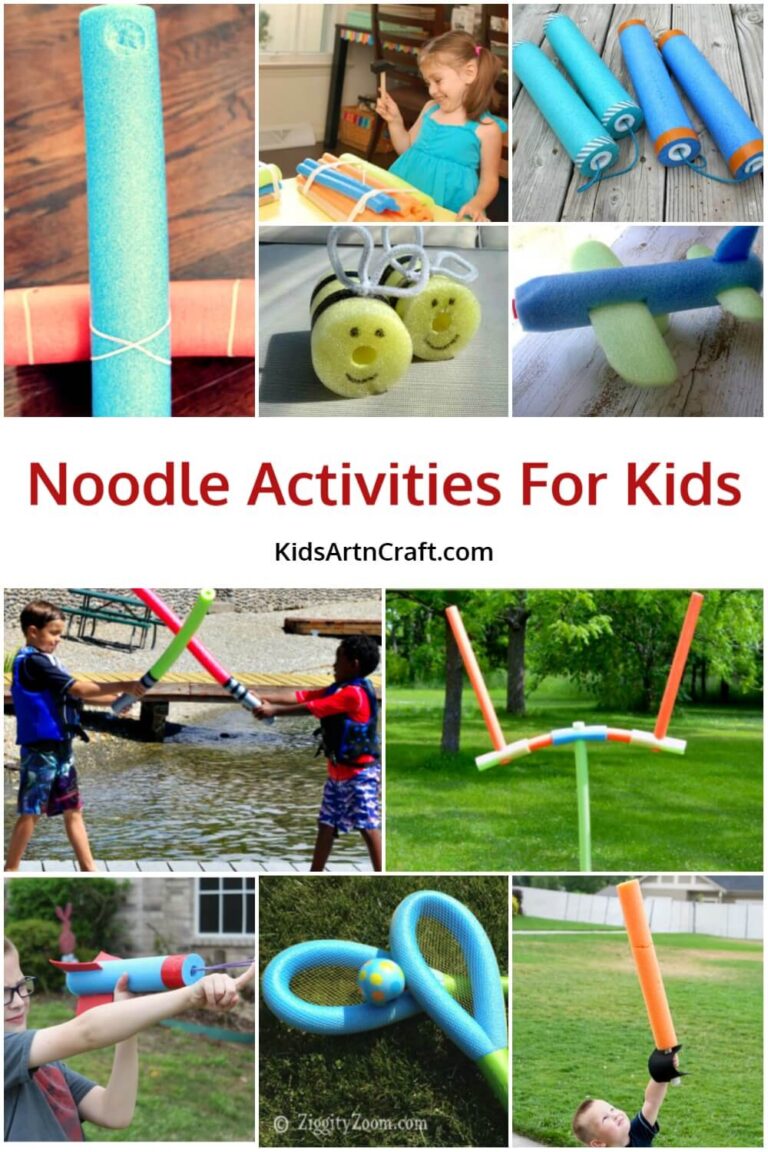 Noodle Activities For Kids - Kids Art & Craft