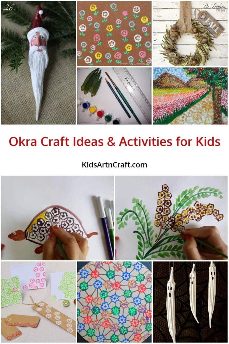 Okra Craft Ideas & Activities for Kids - Kids Art & Craft