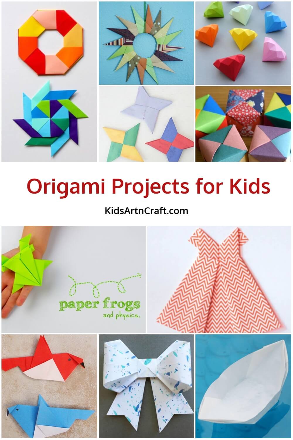 Origami Projects for Kids - Kids Art & Craft