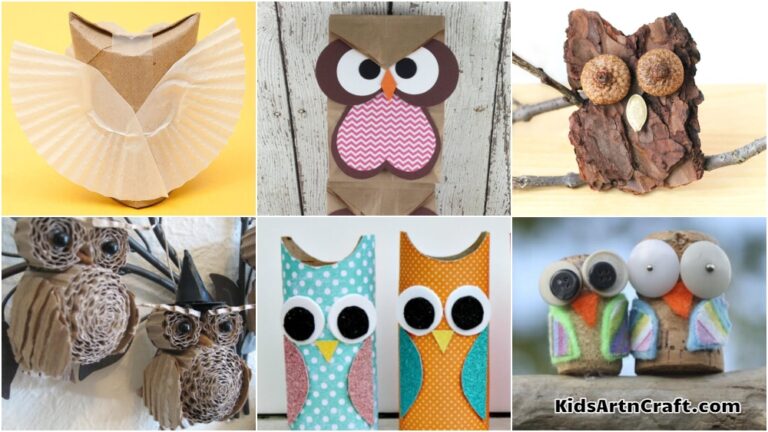 Owl Craft Ideas For Kids - Kids Art & Craft