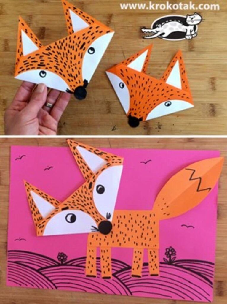 Fox Crafts and Activities for Kids - Kids Art & Craft