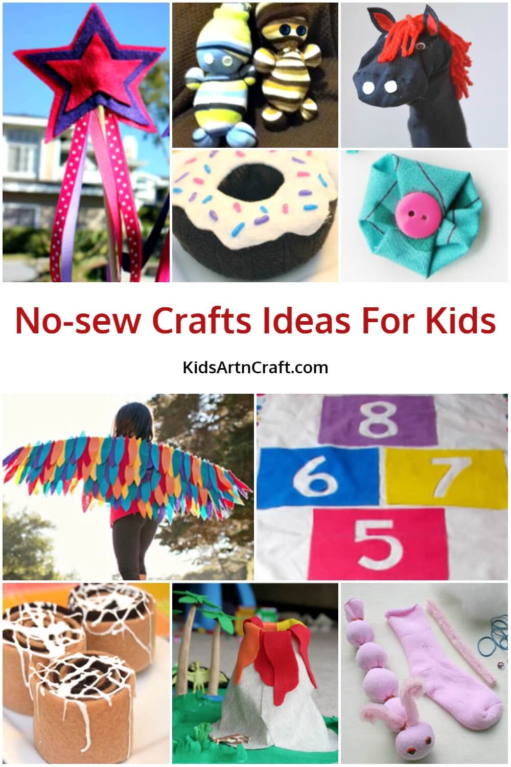 Easy-Peasy No Sew Craft Ideas For Toddlers - Kids Art & Craft