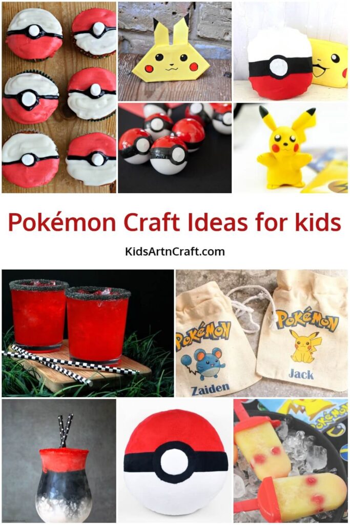 Pokémon Craft Ideas for kids - Kids Art & Craft