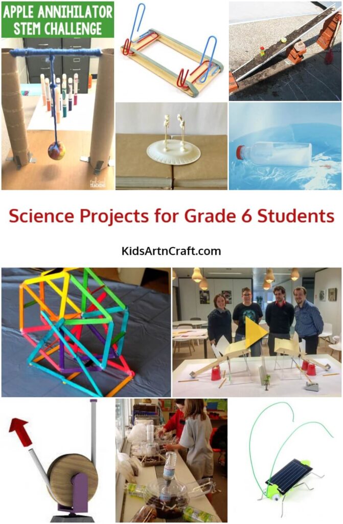 Science Projects for Grade 6 Students - Kids Art & Craft