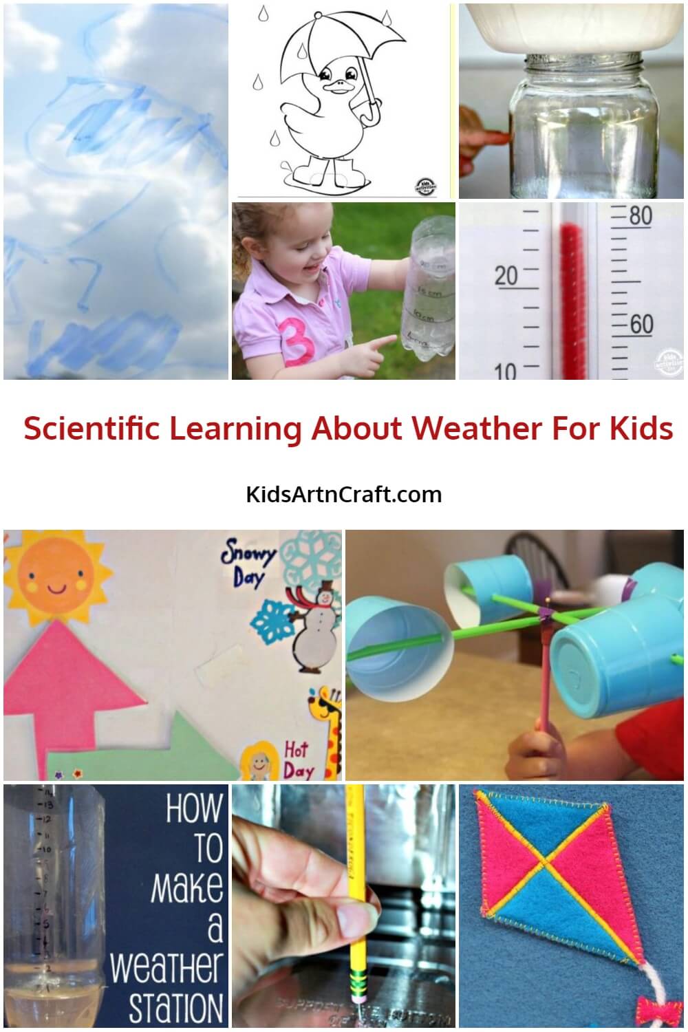 Scientific Learning About Weather For Kids - Kids Art & Craft