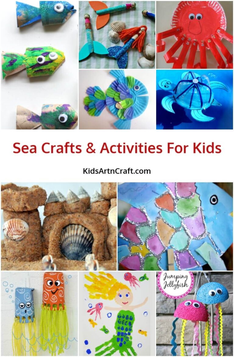 Sea Crafts & Activities For Kids - Kids Art & Craft