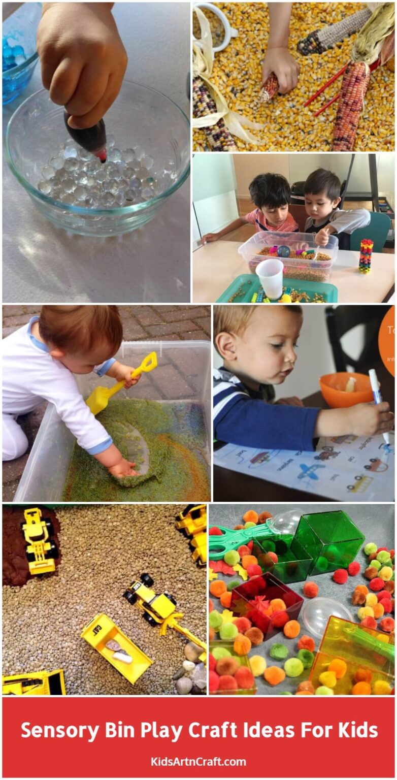 Sensory Bin Play Craft Ideas For Kids - Kids Art & Craft