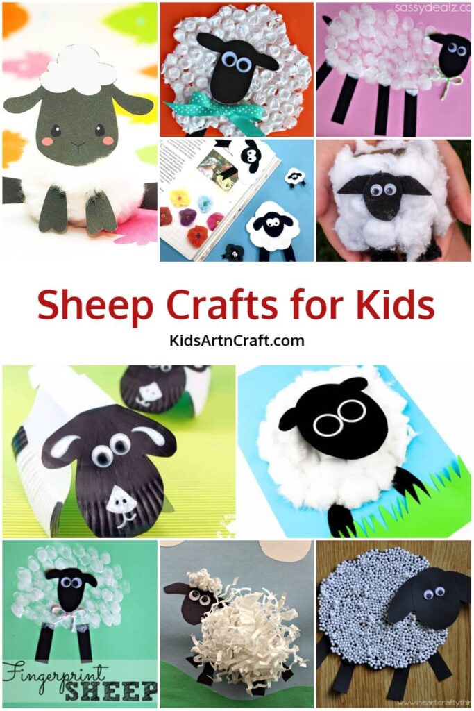 Sheep Craft Ideas for Kids - Kids Art & Craft