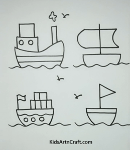 Transportation Vehicle Drawings For Kids - Kids Art & Craft