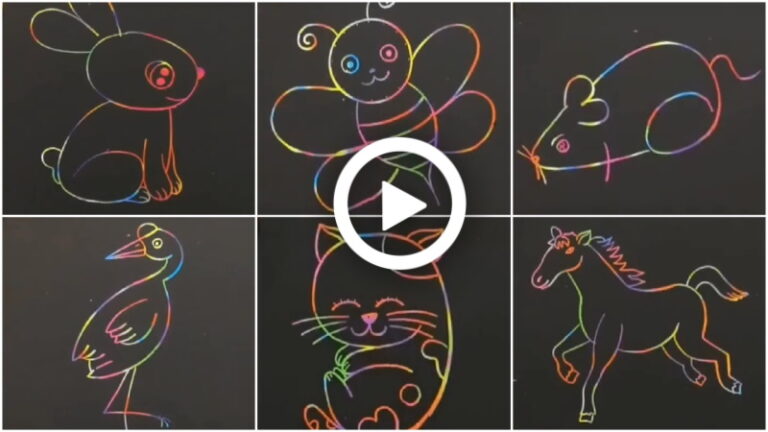 Simple Animal Drawings for Kids - Kids Art & Craft