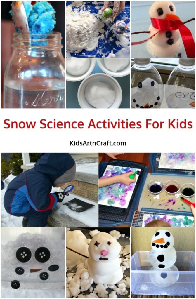 Snow Science Activities For Kids - Kids Art & Craft