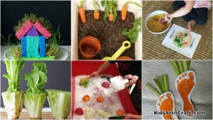 DIY Vegetable Activity Ideas For Kids - Kids Art & Craft