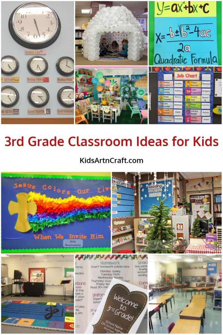 3rd Grade Classroom Ideas for Kids - Kids Art & Craft