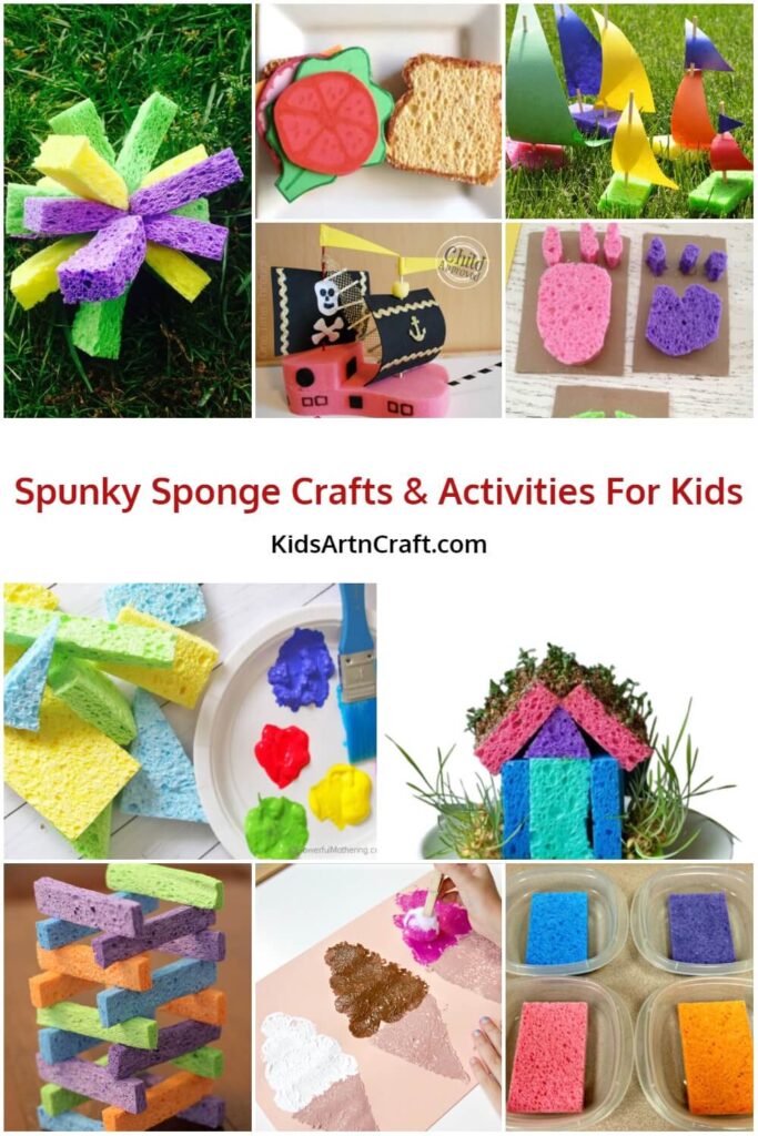 Sponge Crafts and Activities For Kids: Spunky - Kids Art & Craft