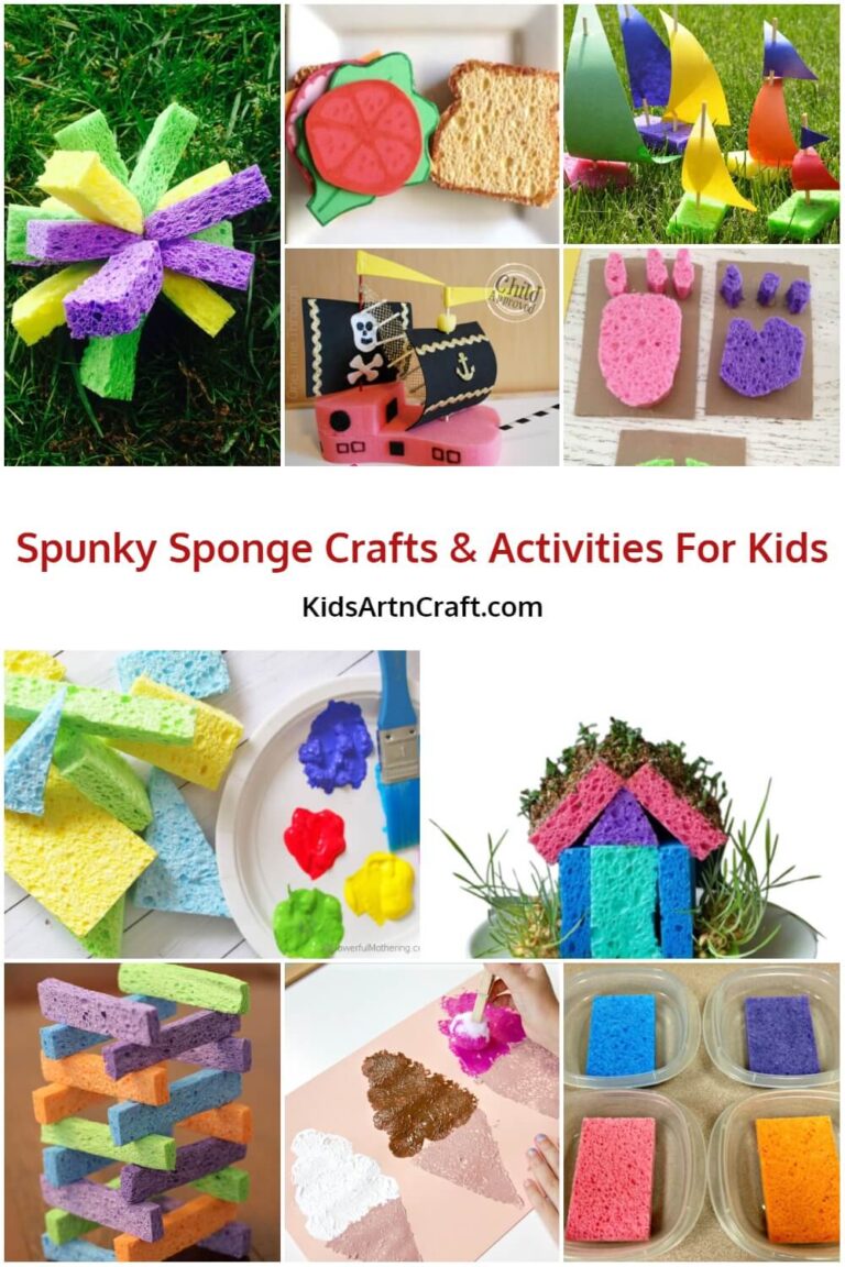 Sponge Crafts and Activities For Kids: Spunky - Kids Art & Craft