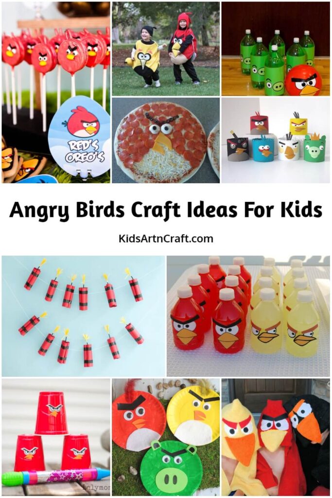 Angry Birds Crafts & Activities for Kids - Kids Art & Craft