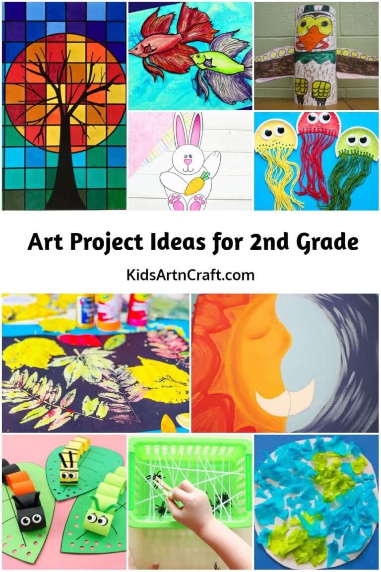 Art Project Ideas for 2nd Grade - Kids Art & Craft