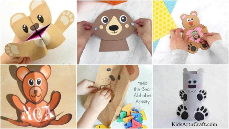 Bear Crafts & Activities For Kids - Kids Art & Craft
