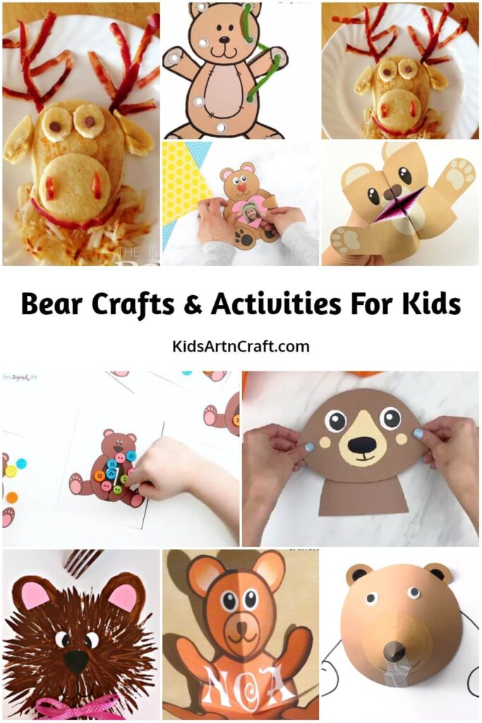 Bear Crafts & Activities For Kids - Kids Art & Craft