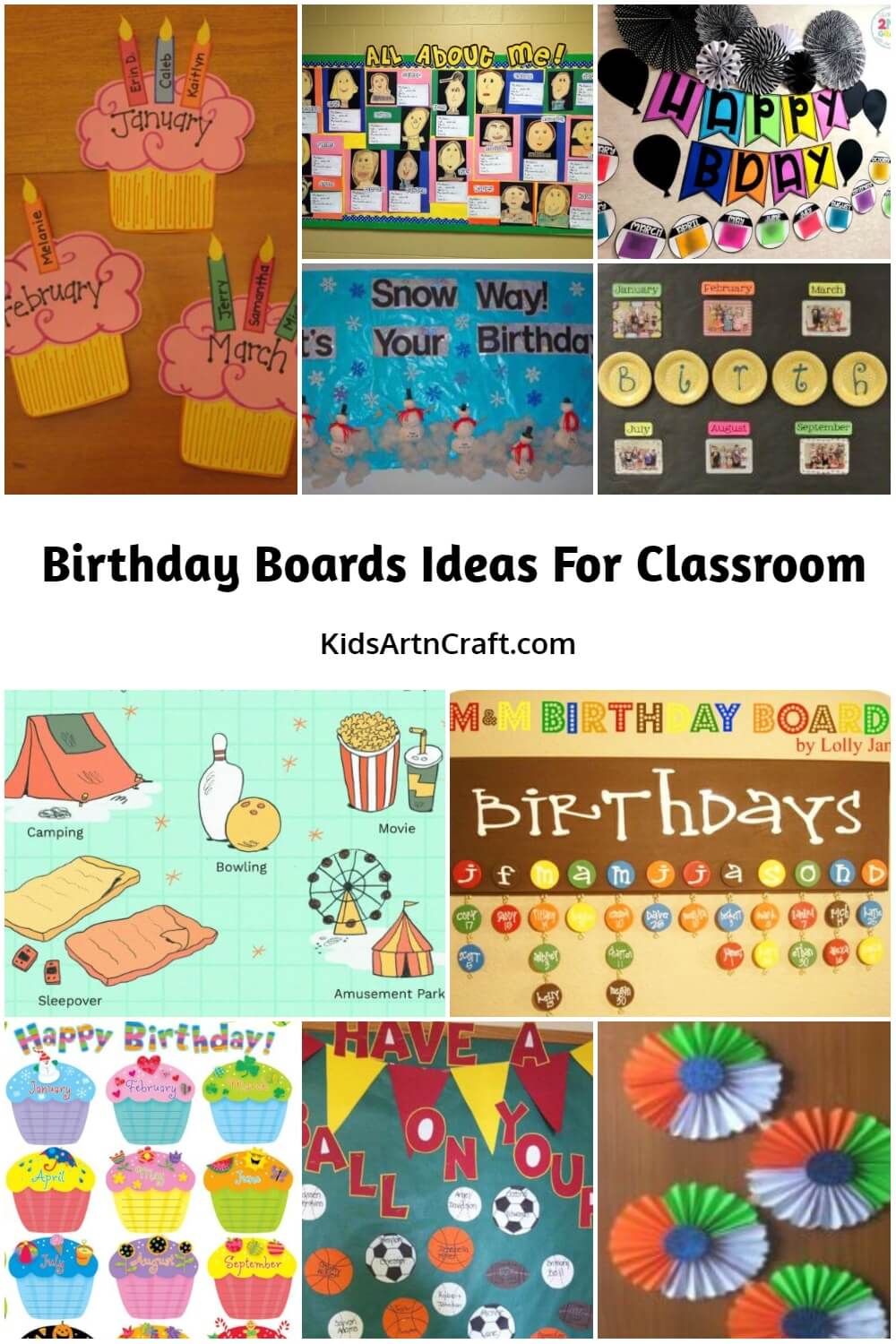 Birthday Board Ideas for Classroom - Kids Art & Craft