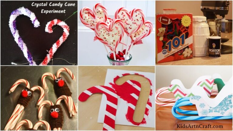 Candy Cane Craft Ideas For Kids - Kids Art & Craft