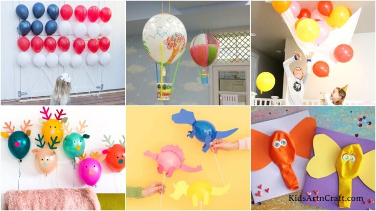 Creative Things to Do with Balloons - Kids Art & Craft