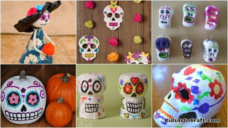Day of the Dead Craft Ideas For Kids - Kids Art & Craft