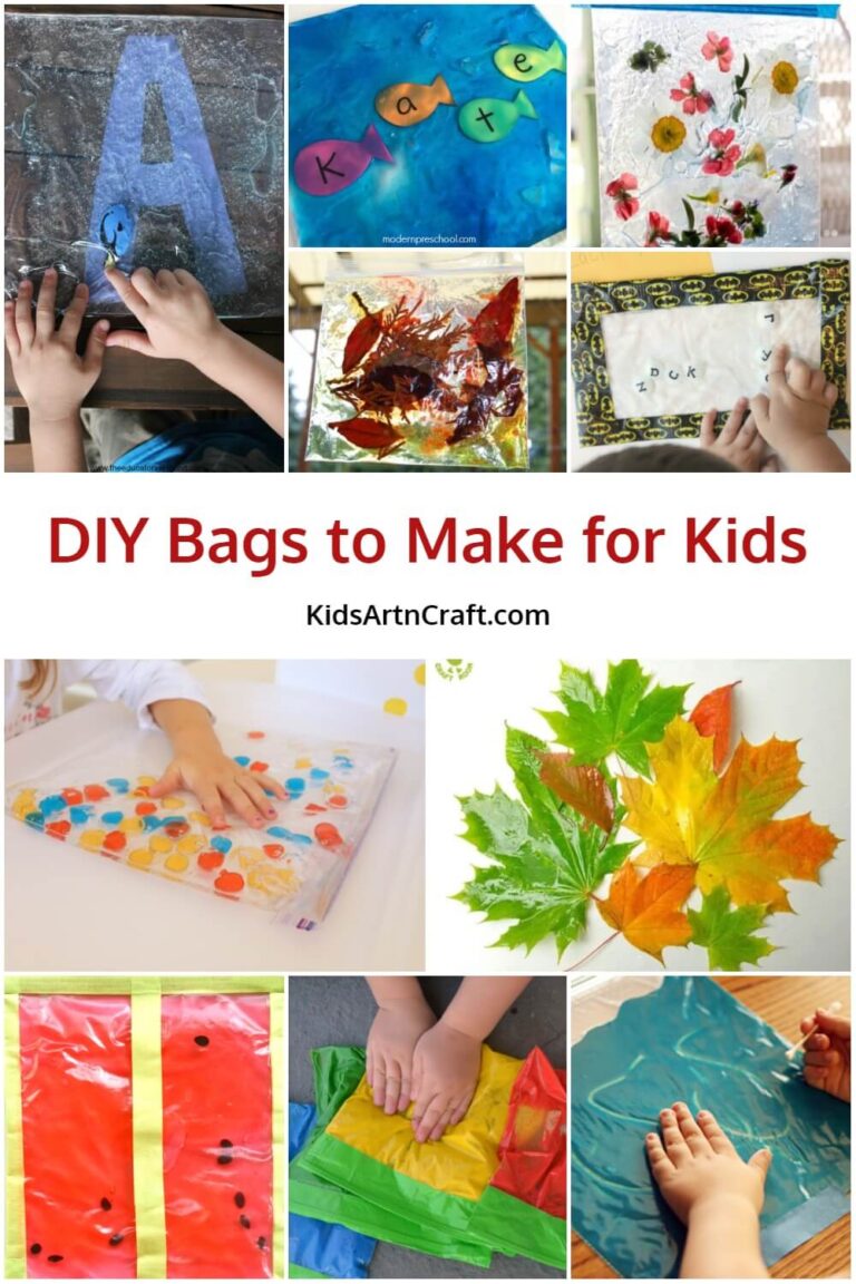 DIY Bags to Make For Kids Playing And Learning - Kids Art & Craft