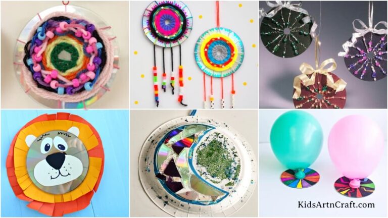 DIY Ideas to Recycle CDs For Kids - Kids Art & Craft