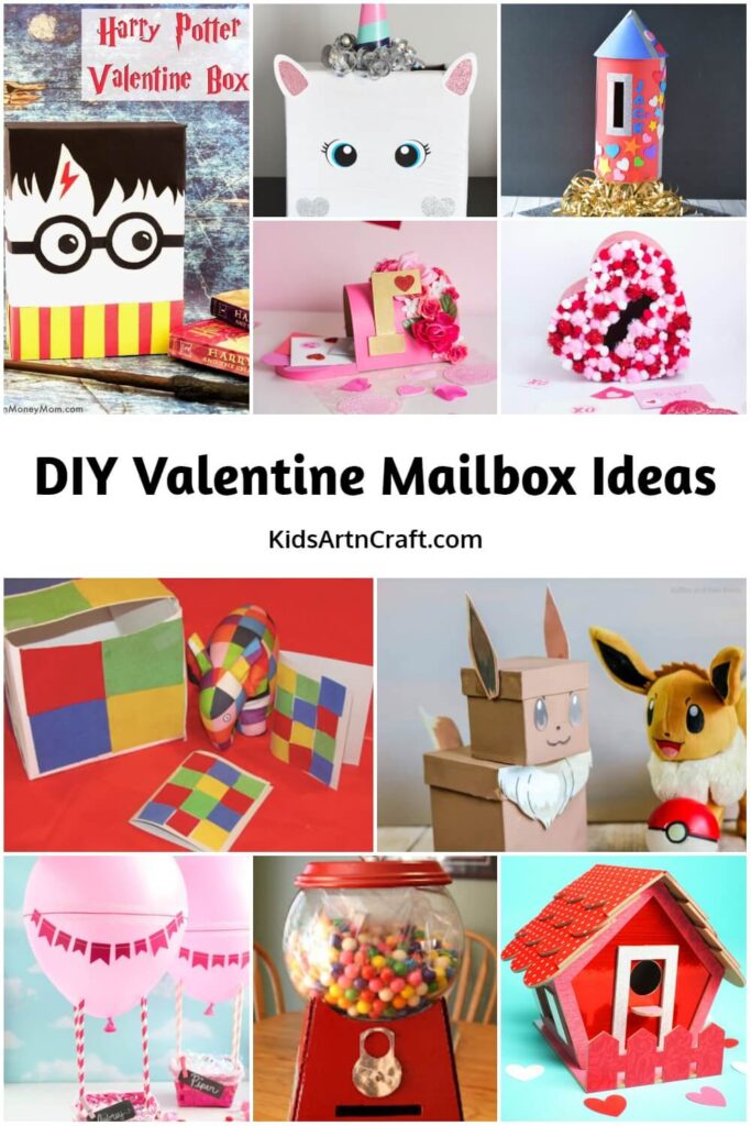 DIY Valentine Mailbox Ideas - Kids Art & Craft