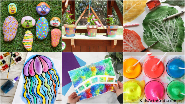 Easy Painting Ideas For Kids - Kids Art & Craft