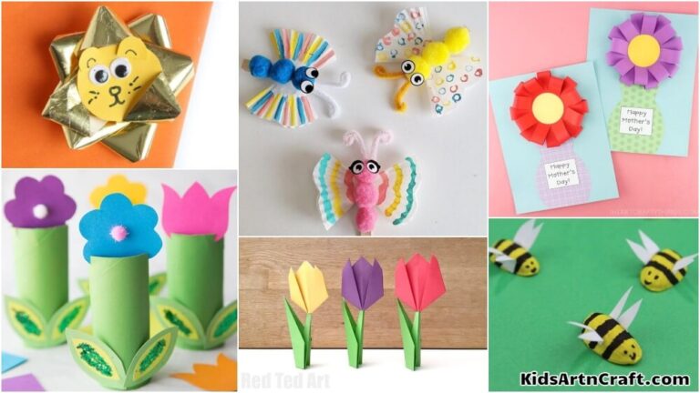 Easy Spring Crafts & Activities for Kids - Kids Art & Craft